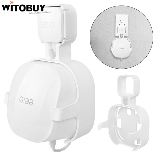 No Driling US Plug Outlet Mount Holder for EERO 6 Mesh WiFi Router Wall ...