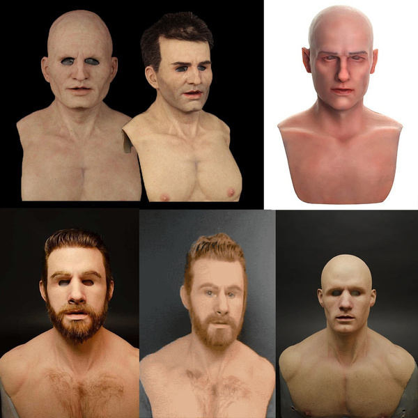 2021 Upgrade Full Face Mask Full Latex Mask Latex Mask Cosplay Party ...