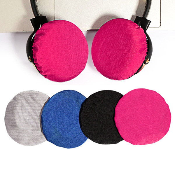 1pair Stretchable Washable Earcup Protector Headphone Dustproof Cover ...