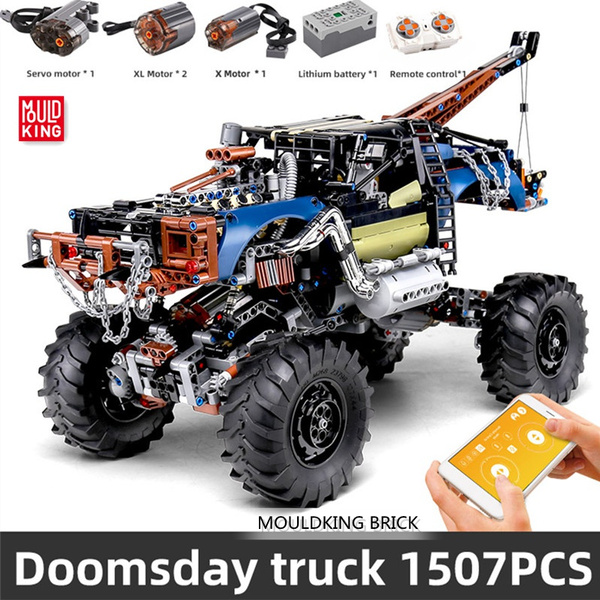 MOULD KING Building Blocks The APP Motorized RC Rebel Tow Truck MOC ...