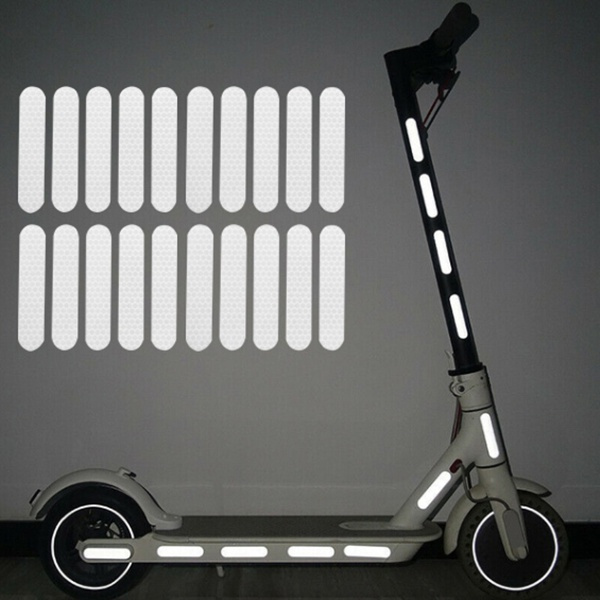 Scooter General PVC Reflective Safety Sticker Electric Scooter Decal ...