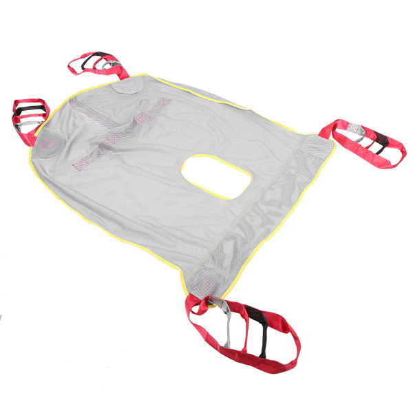 Mesh Full Body Commode Sling, Patient Lift Sling W/Commode Opening ... Mesh Full Body Commode Sling, Patient Lift Sling W/Commode Opening ...