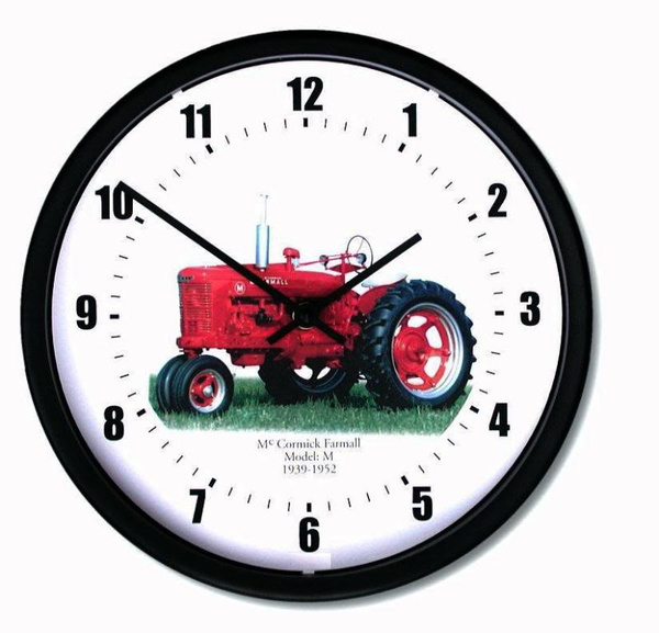 New Vintage Tractor MCCORMICK FARMALL Model M Wall Clock 10 ...