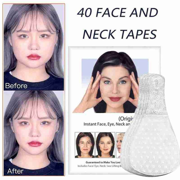 40PCS Face and Neck Lifting Stickers Face Mask for Firming Moisturizing ...