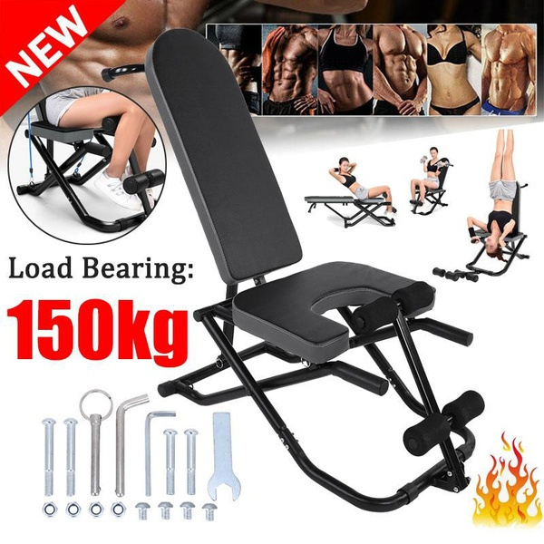 Home Use Multi-functional Fitness Yoga Inversion Table Chair Folding ...