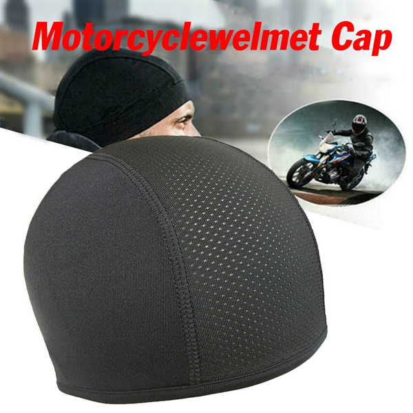 Moisture Wicking Cooling Cap Inner Liner Helmet Motorcycle Breathable ...