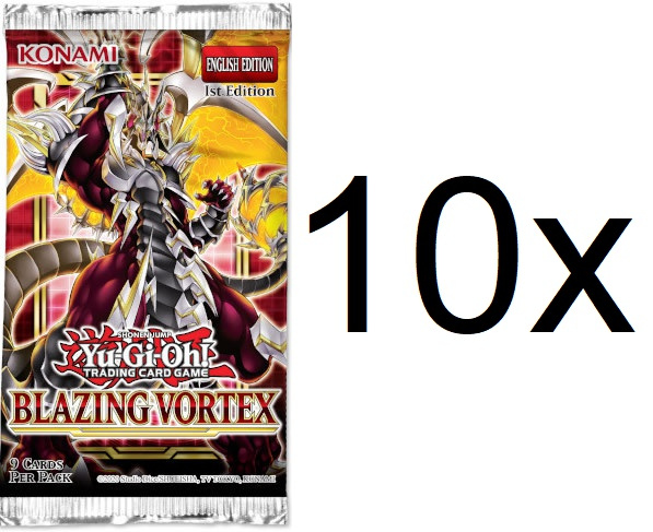 Yu-Gi-Oh! - Blazing Vortex 10 booster packs - english 100% real | Wish