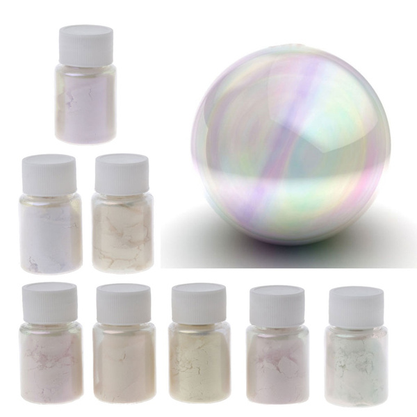 8 Color ColorShift Pearl Pigment Aurora Resin Pigment Mica Polarized ...