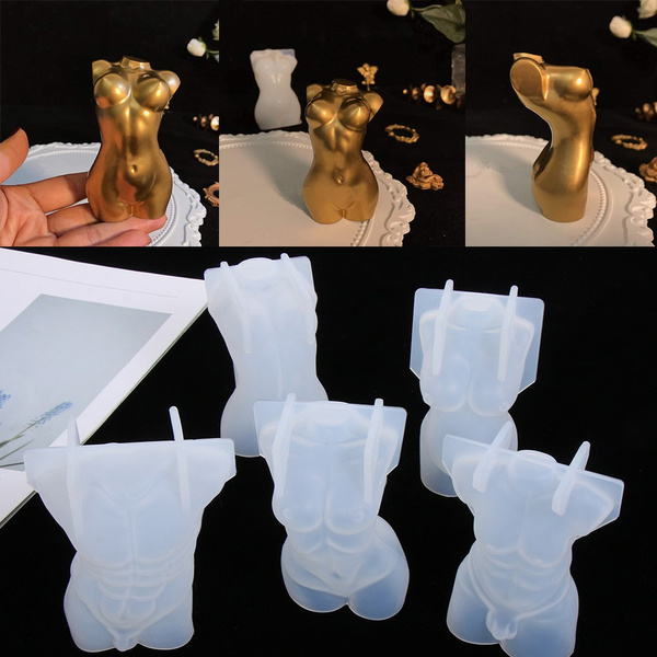 Female Body Silicone Mold, 3D Human Body Epoxy Casting Mold, Woman man ...