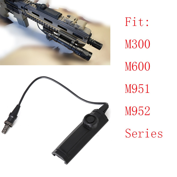 Tactical Remote Dual Function Tape Switch Pressure Double Switch Button ...