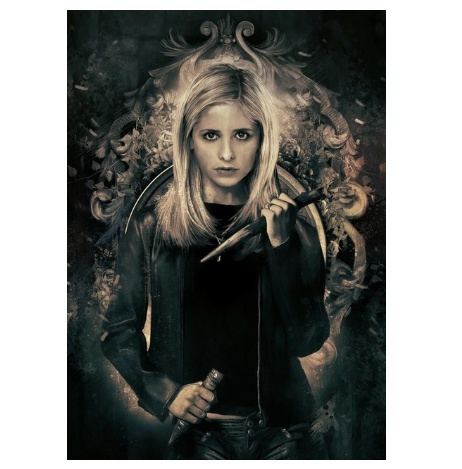 Unframed Printed Poster Buffy The Vampire Slayer Movie Canvas Modern ...