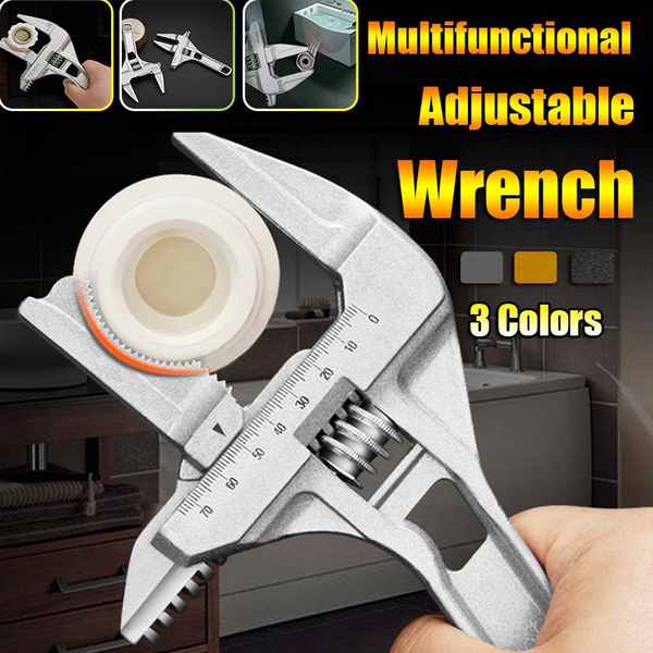 Multi-Function Universal Wrench Large Opening Bathroom Wrenches ...