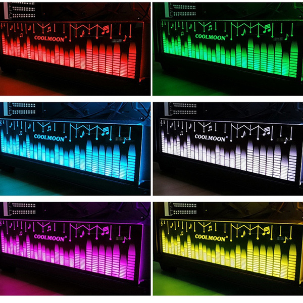 NEW Power Cabinet Light Board RGB Note Pattern Chassis Decorative Side ...