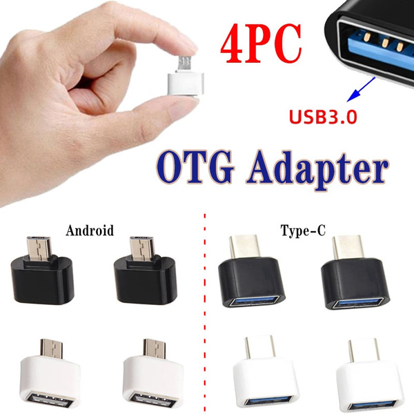 4pc Upgrade Mini OTG Cable USB OTG Adapter Practical USB Converter for Android Tablet PC Smart ...