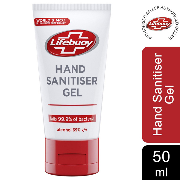 3x or 6x of 50ml Lifeboy Hand Hygiene Gel Total 10 With Alcohol Fights ...