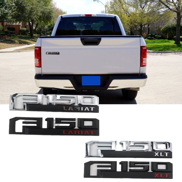 For Ford F150 F-150 Raptor XLT LARIAT Car Sticker Rear Emblem Badge ...