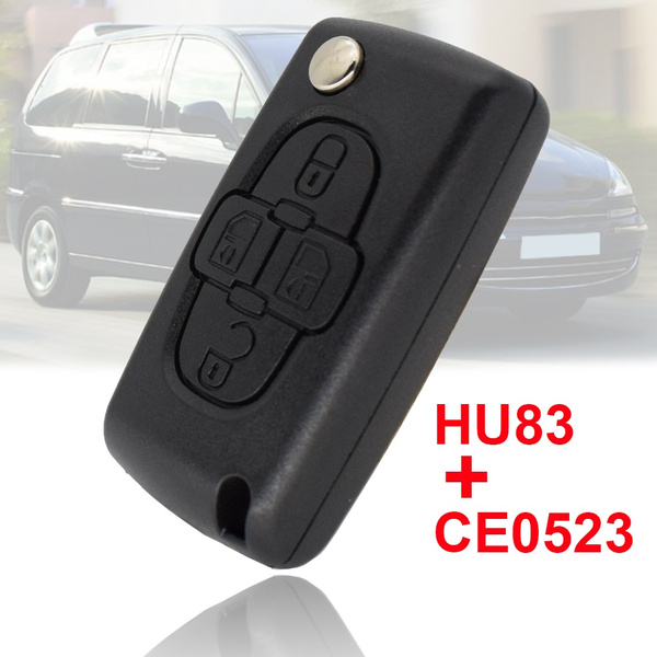 Car Remote Control Key Shell Case For Peugeot 807 1007 Citroen C8 ...