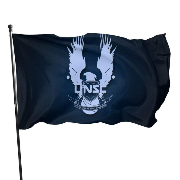 ZJLVMF UNSC United Nations Space Command Garden Flag Patry Flag Outdoor ...