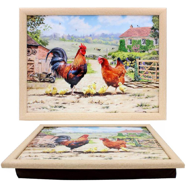 Leonardo Collection Cockerel and Hen 2020 Design Lap Tray | Wish