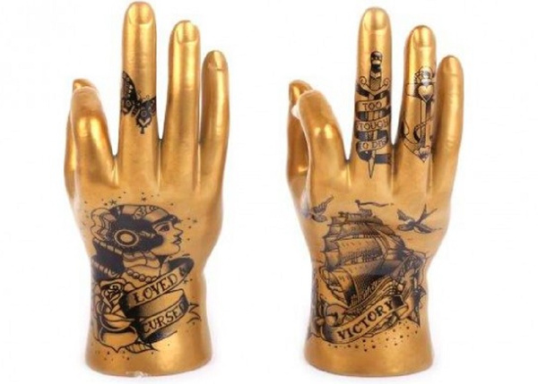 Temerity Jones Gold Phrenology Hand (Ship) | Wish