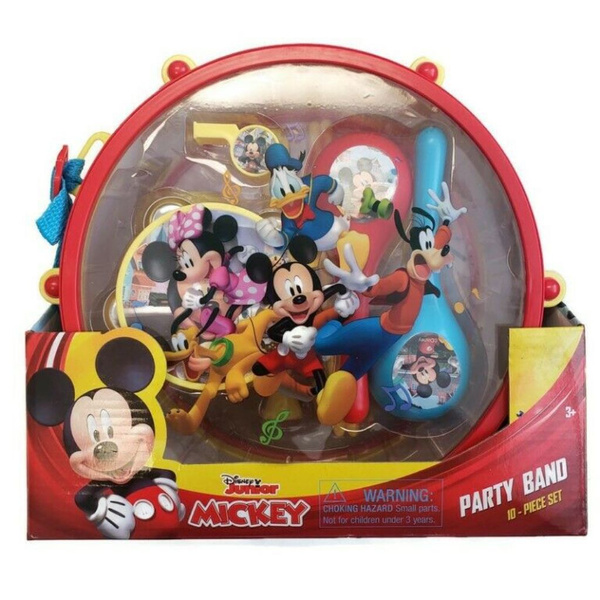 Disney Junior Mickey Mouse Party Band 10 Piece Musical Instruments Set ...