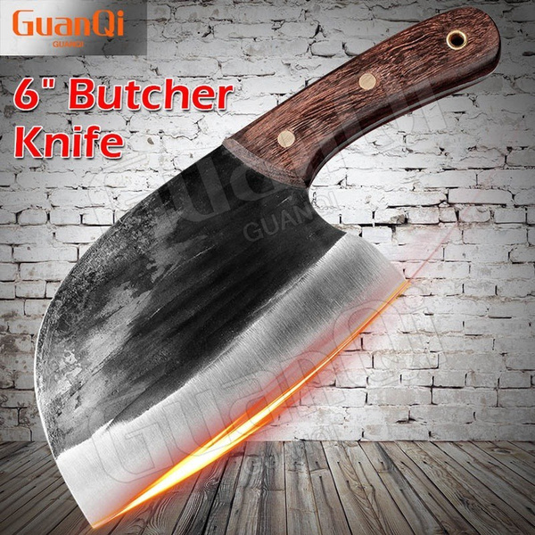 Full Tang Handmade Forged Chef Knife Traditional Chinese Cleaver ...