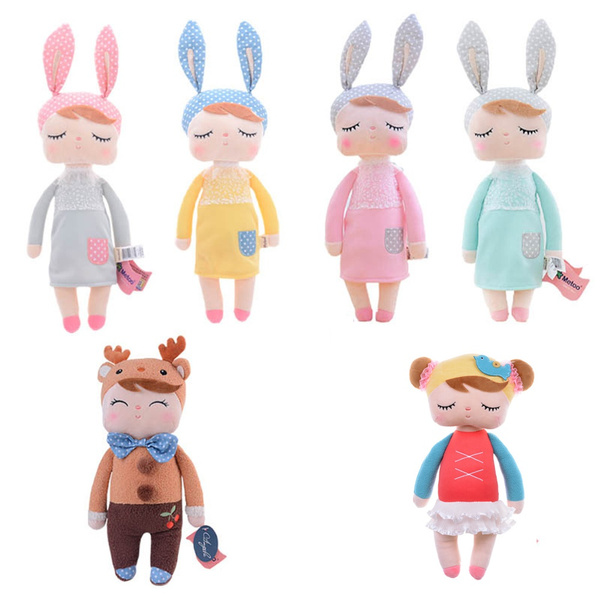 Kawaii Bunny Rabbit Soft Sleeping Girl Children Gift Stuffed Toys Kids ...