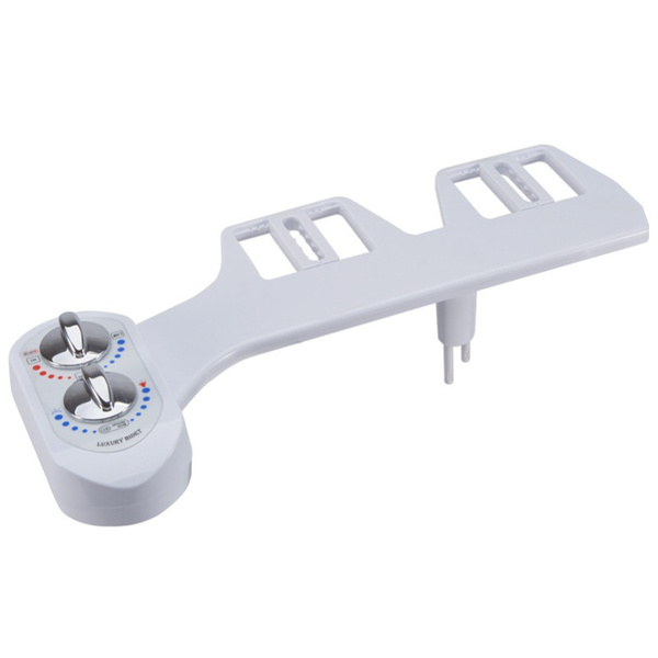 Bidet Toilet Attachment Non Electric Self Cleaning Dual Nozzle