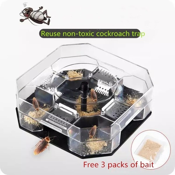 Reusable Cockroach Trap Capture Bug Roach Trap Catcher Box Non Toxic Pest Repeller Wish
