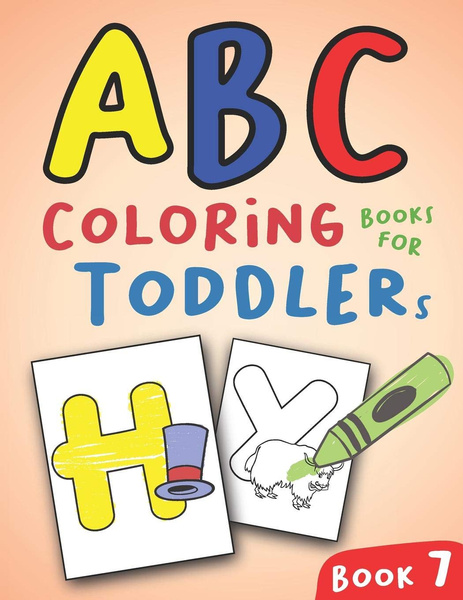 ABC Coloring Books for Toddlers Book7: A to Z coloring sheets, JUMBO ...