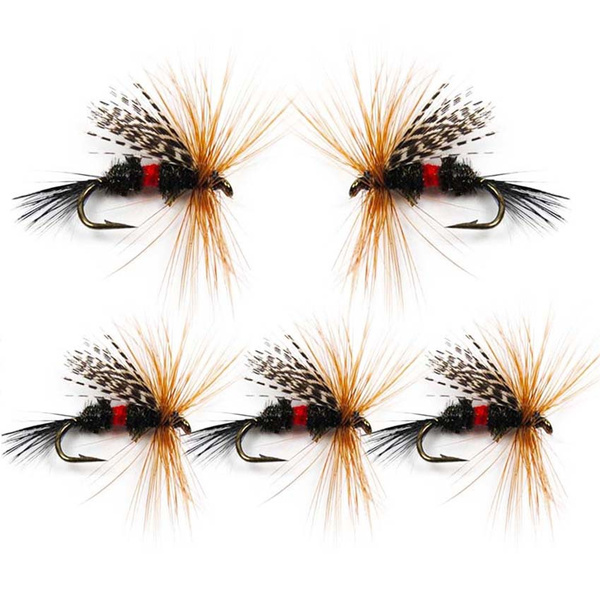 5-25Pcs Fishing Artificial Insect Bait Woolly Worm Caddis Nymph Trout ...