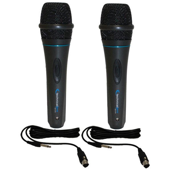 (Pack of 2) Technical Pro, Professional Portable Microphone with ...