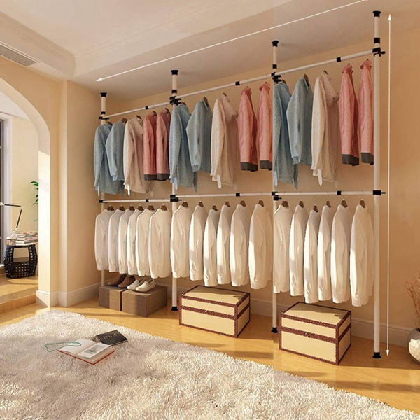 Closet System, Floor To Ceiling Clothes Hanger, Heavy Duty Clothing ...