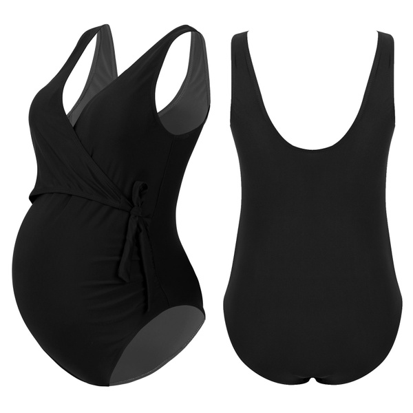 Summer Pregnant Women Swimwear Maternity One Piece Bikini Beach Plus