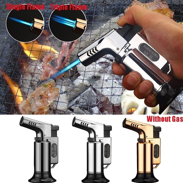 Single/Triple Flame High Pressure Jet Flamethrower Adjustable Baking ...
