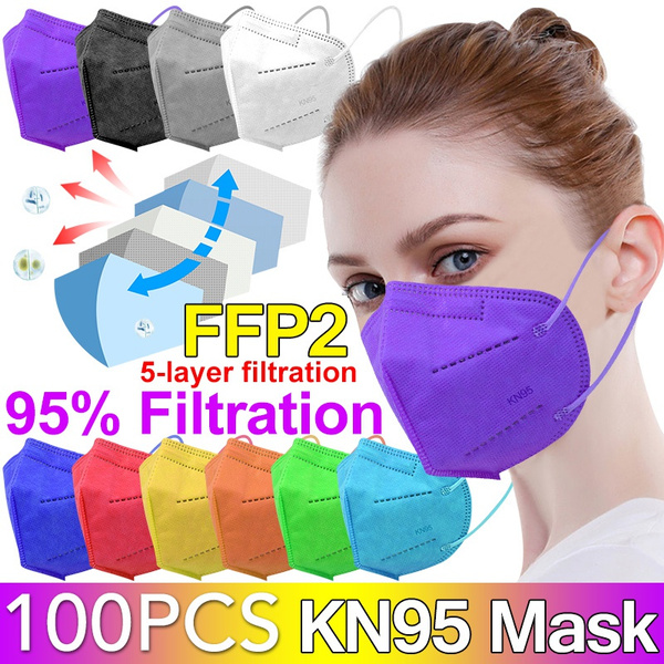 100pcs Kn95 Masken Safety Respirator Protection Dust Mask 95% ...