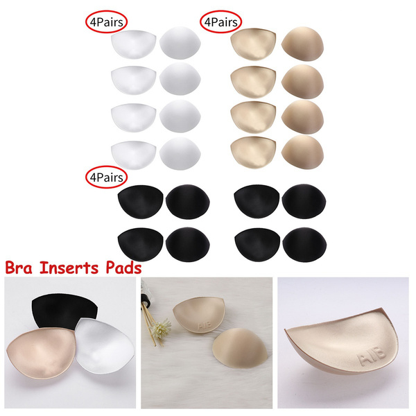 Sponge Bra Pads Inserts Women's Comfy Sports Cups Bra Insert 4 Pairs | Wish