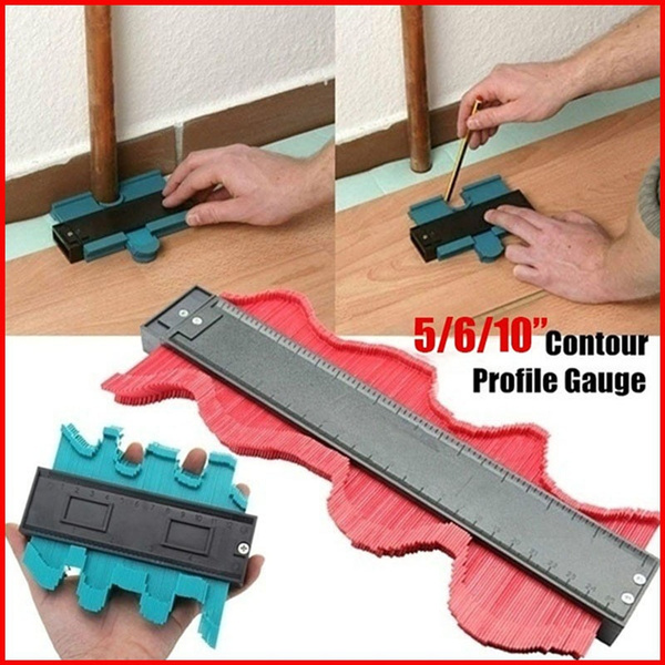 Latest upgraded 5/6/10 inch widening irregular contour gauge profiler ...