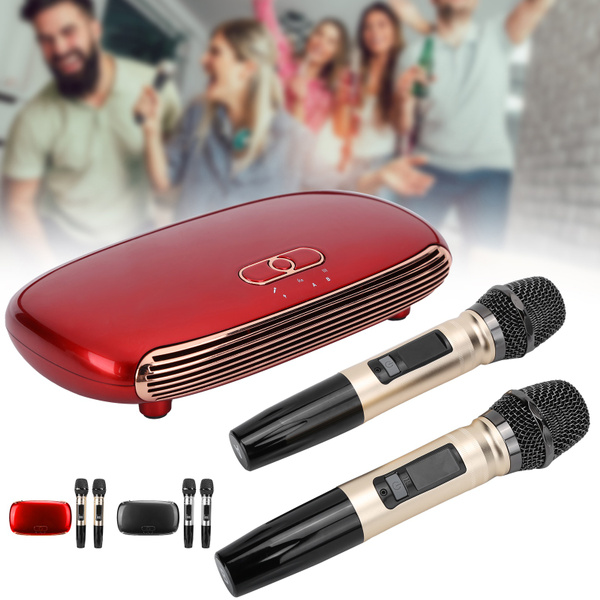 USB Karaoke Machine Wireless Sound Card Microphone Home TV Mobile Phone ...