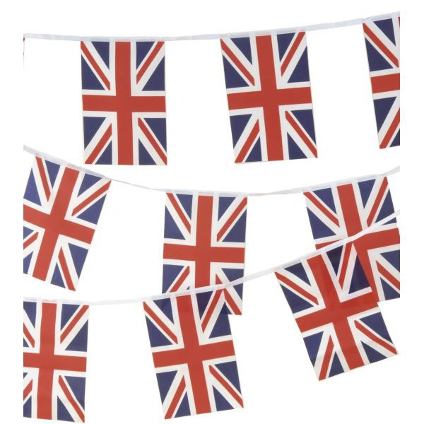 10m Union Jack Garland 20 Flag Bunting Banner Royal Wedding Party ...