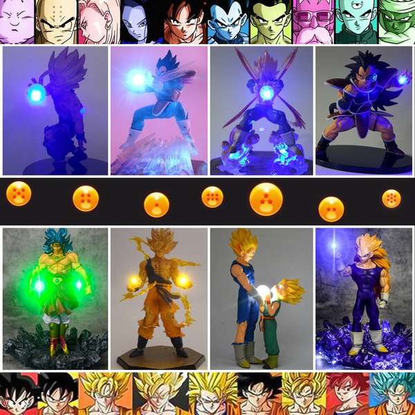 Anime DBZ Gohan broli Goku Vegeta Led lamp PVC Model Toy | Wish