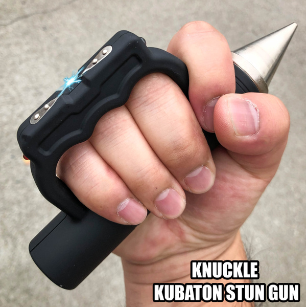 USA SELLER FAST SHIPPING Defender Knuckle Buster Stun Gun w/ Kubaton ...