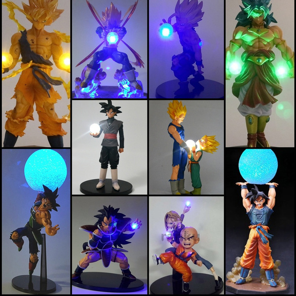 DBZ Gohan goku vegeta broli Trunks Raditz led lamp PVC Model figure | Wish
