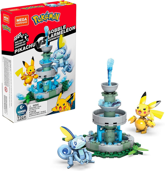 Mega Construx Pokemon Pikachu vs. Sobble Figure Building Set | Wish