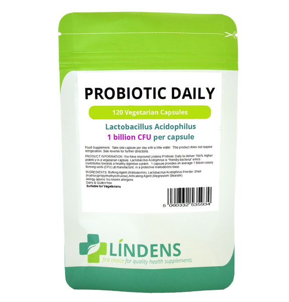 Probiotic Daily Double Pack 240 Capsules Lactobacillus Acidophilus 1 ...