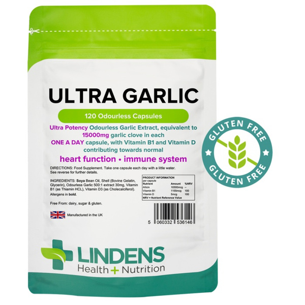 Ultra Garlic Huge 15000mg 2-Pack 240 Capsules - Odourless Oil Softgels ...