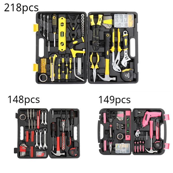 The new iron tool set comes in a household tool box | Wish