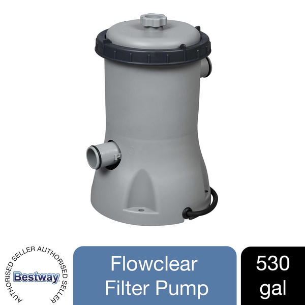 Bestway Flowclear 530gal Filter Pump Swimming Pool, Grey | Wish