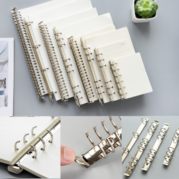 Metal Spiral Binder Clip Loose-leaf Stainless Steel Binder File Folder ...