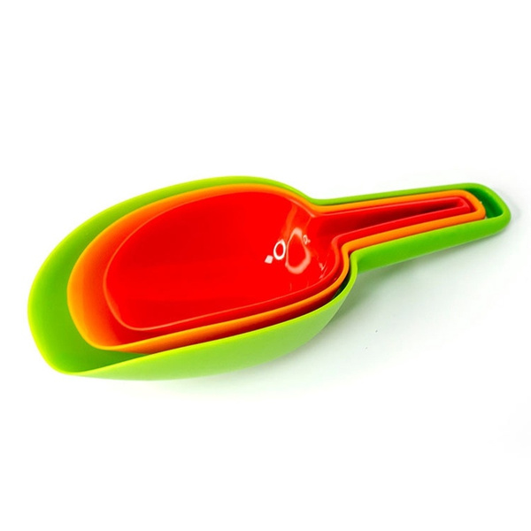 3pcs/set Plastic Scoop Candy Ice Cream Cube Flour Spoon Party Buffet ...